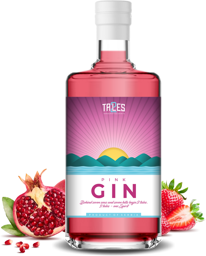 Pink Gin 0,7l 2 Tales – Tvoja Vinoteka